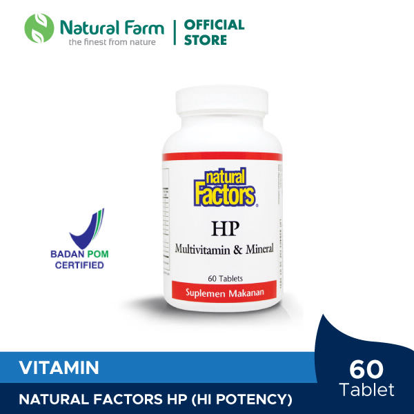 Natural Factors High Potency Multivitamin dan Mineral - 60 Tablet ...