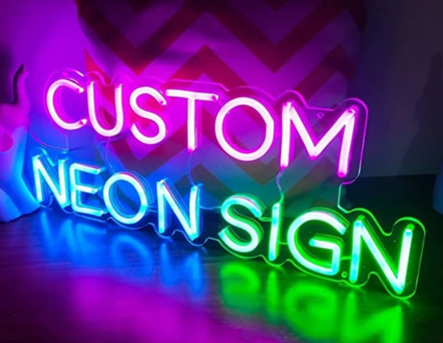Customised Wedding Neon Sign Led Light, Home Decorations, Personalized ...