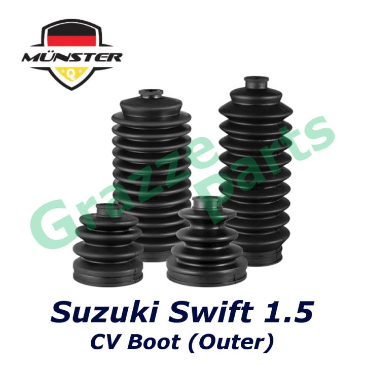 Münster CV Joint Drive Shaft Cover Boot ( Outer ) for Suzuki Swift 1.5 ...