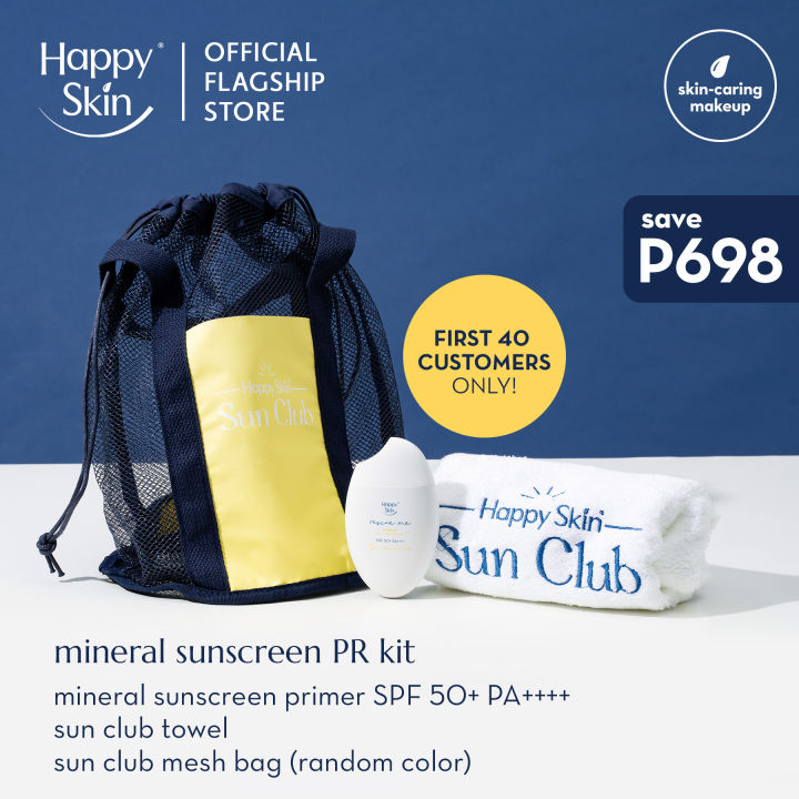 Happy Skin Mineral Sunscreen PR Kit | Lazada PH