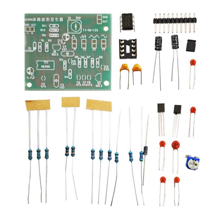 DIY Kits NE555 Multi-channel Waveform Generator Suite Sine Triangle ...
