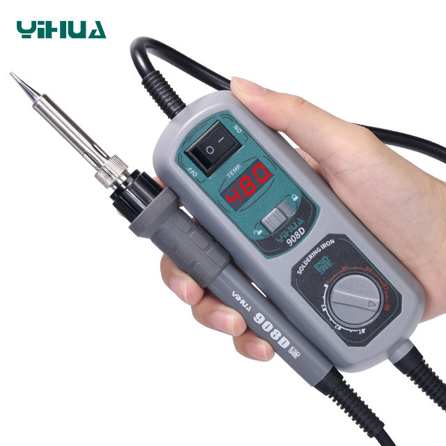 【Value Bundle】 Yihua 908d Portable Electricity Soldering Soldering Station Adjustable Welding ...