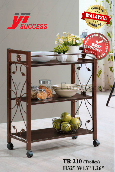 Yi Success Metal Kitchen Trolley TR210 / Solid Metal Trolley / Trolley ...