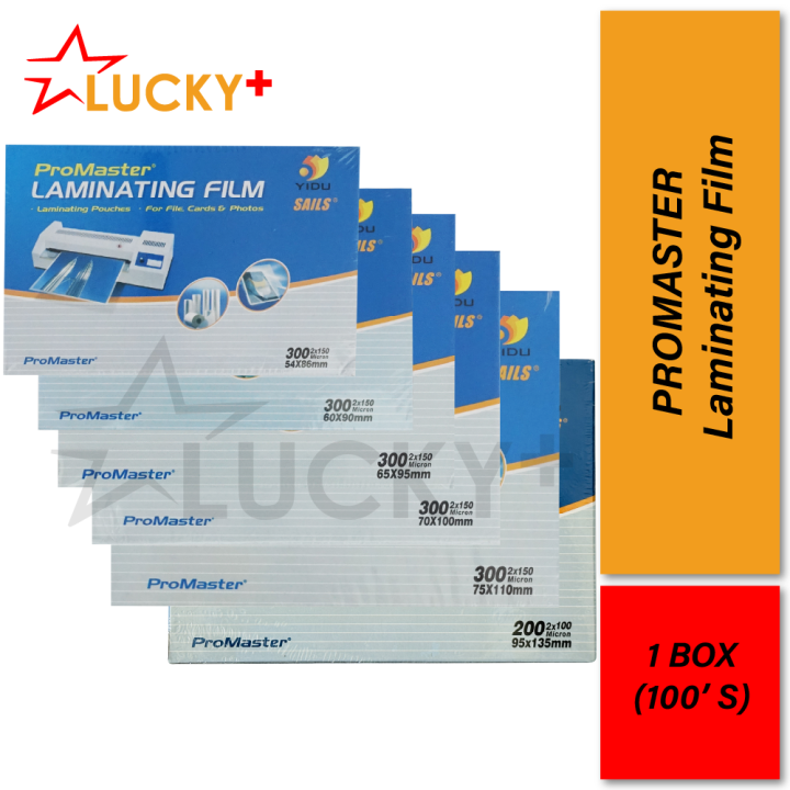 (100% Original) Promaster Laminating Film 150micron 100's Laminate ...