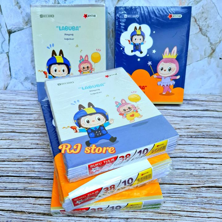 [ISI 5 BUKU & 10 BUKU] Buku Tulis Sekolah Karakter LABUBU Terbaru Murah ...