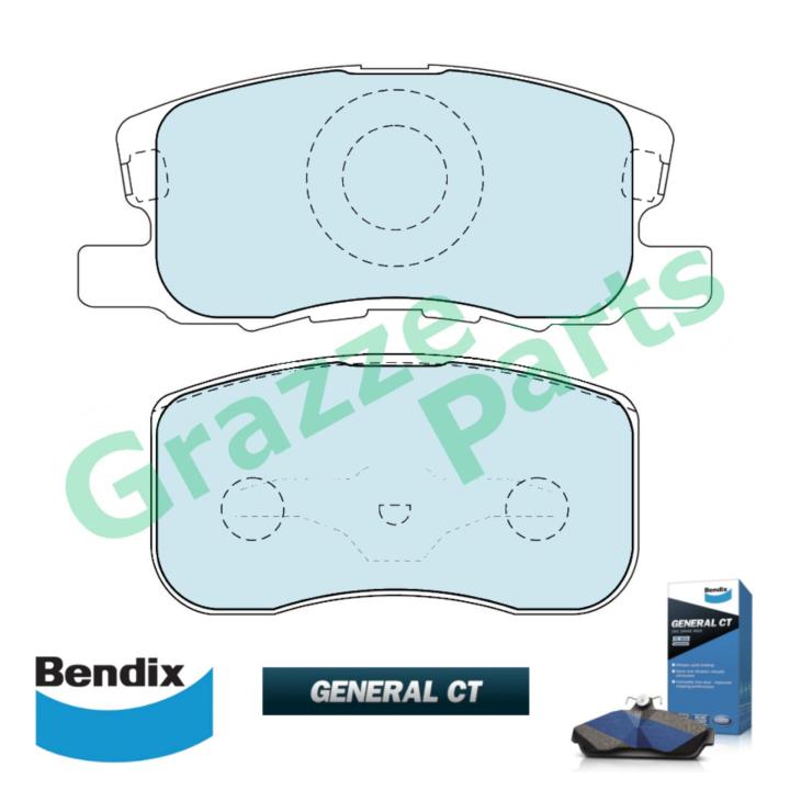 Bendix General CT Disc Brake Pad Front for DB1796 Mitsubishi Colt | Lazada