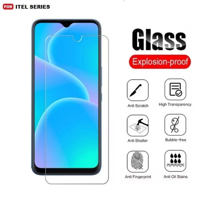 TEMPERED GLASS ITEL A60 / A60S / ITEL A26 / ITEL A37 / VISION 1 PLUS ...