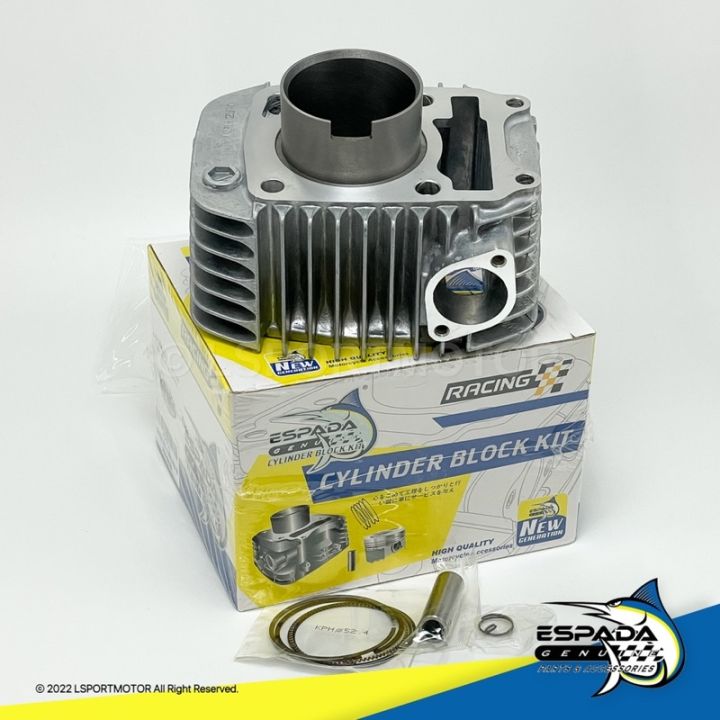 HONDA WAVE125 CYLINDER BLOCK ASSY - 52.4MM (STANDARD) ESPADA W125 WAVE ...