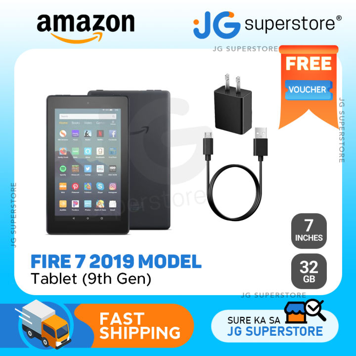 Amazon Fire 7 Tablet 7-Inch Display, Available in 16GB and 32GB - 9th ...