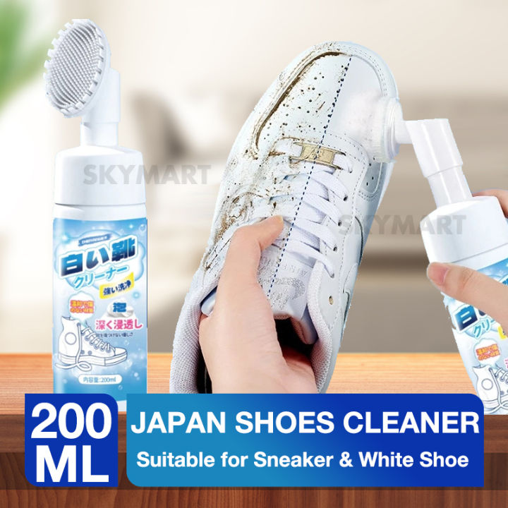 Japan Instant foam shoe cleaner White Shoe Mousse Cleaner Foam ...