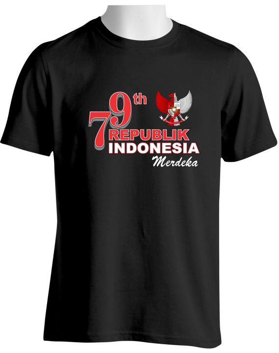 KAOS HUT RI 79 GARUDA MERAH PUTIH RI MERDEKA | Lazada Indonesia