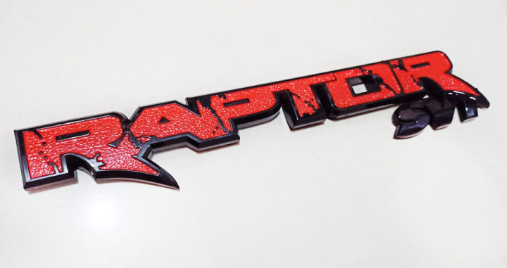 Ford Raptor SVT 3d Red Trunk Emblem | Lazada PH