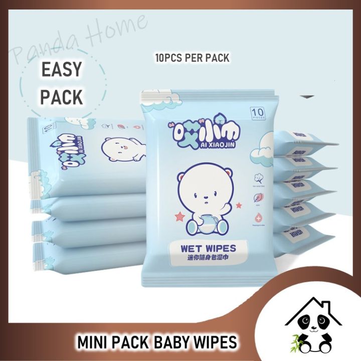 Mini Soft Wet Tissue Wipes Cute Design Baby Wet Wipes Sanitizing ...