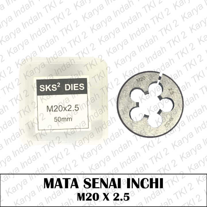 Mata Senai Block Drat Luar Baut Diameter Besar 50 mm 2 Inch Snei Snai ...