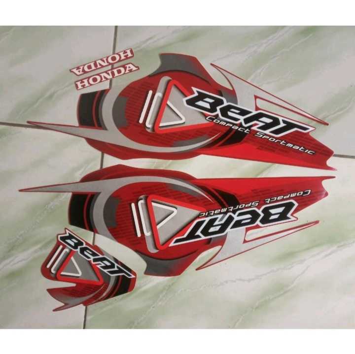 striping original Honda Beat karbu 2010 decal Honda Beat karbu 2010 ...