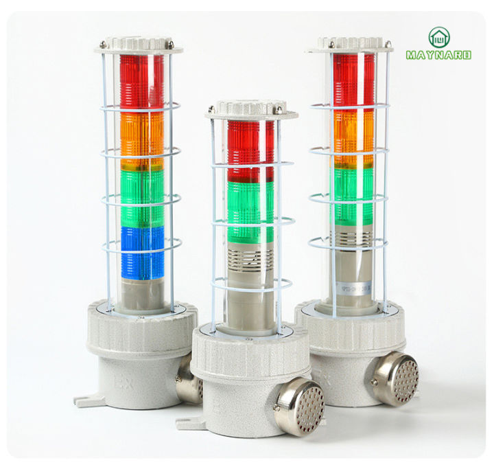 Stack Lamp, Red Green Yellow Blue Flash Warning Industrial Signal Light ...