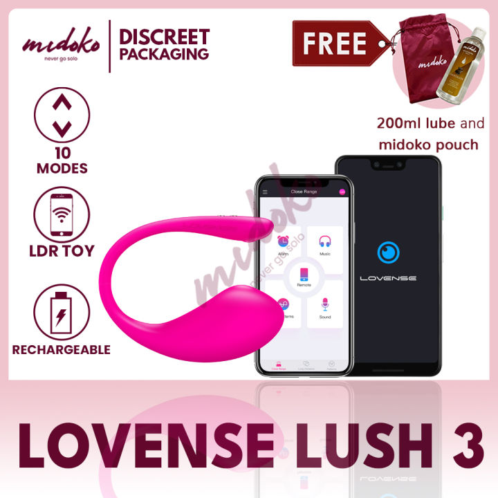 Midoko Lush Gen 3 by LOVENSE App-Controlled LDR Egg Vibrator Sex Toys for Couple | Lazada PH
