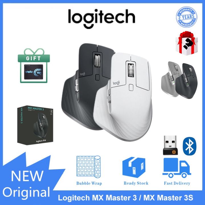 xunxiaxin Logitech MX Master 3/MX Master 3S Wireless Bluetooth Mouse with USB wireless Reciver ...