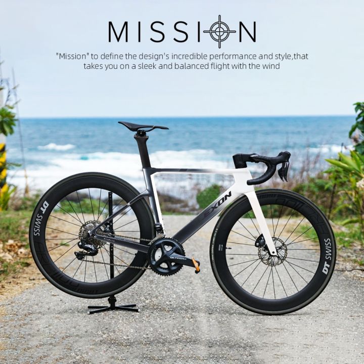 New LEXON DiscBrake Carbon Road Bike Frame Fully Hidden Cable Line ...