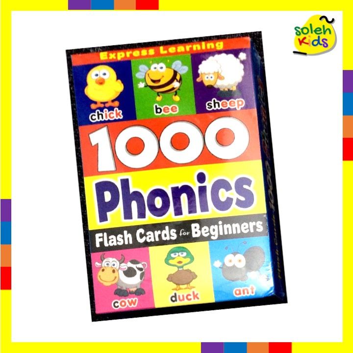 Phonics Flash Card 1000 Flashcards for Beginners Express Learning Tongue Twister | Lazada