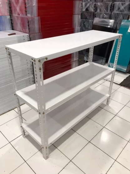 Rak besi siku 3 susun / rak serbaguna / rak barang / rak susun ukuran ...