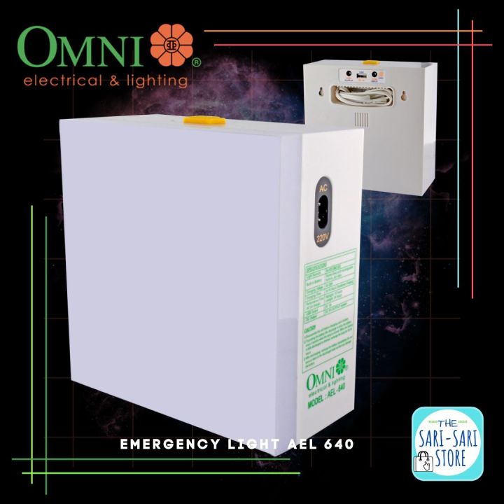 Omni Rechargeable Emergency Light AEL 640 | Lazada PH
