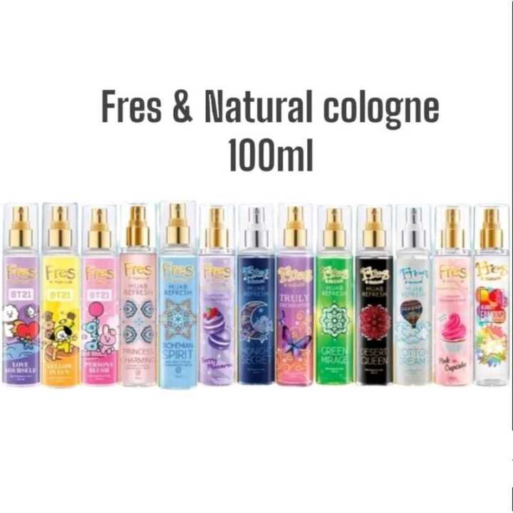 PARFUME FRESS&NATURAL REFRESH SPRAY COLOGNE 100ML -MINYAK WANGI ...