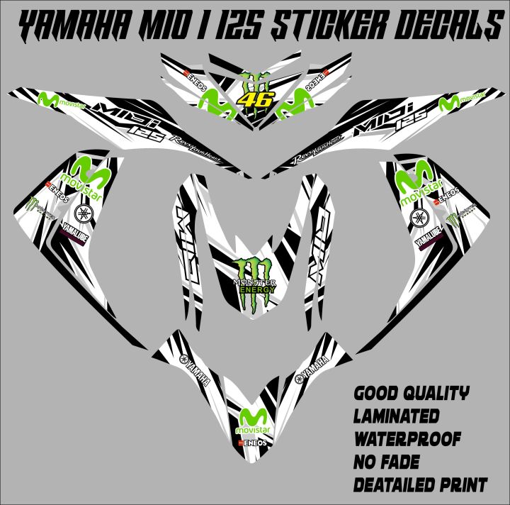 Mio i 125 Sticker | Lazada PH