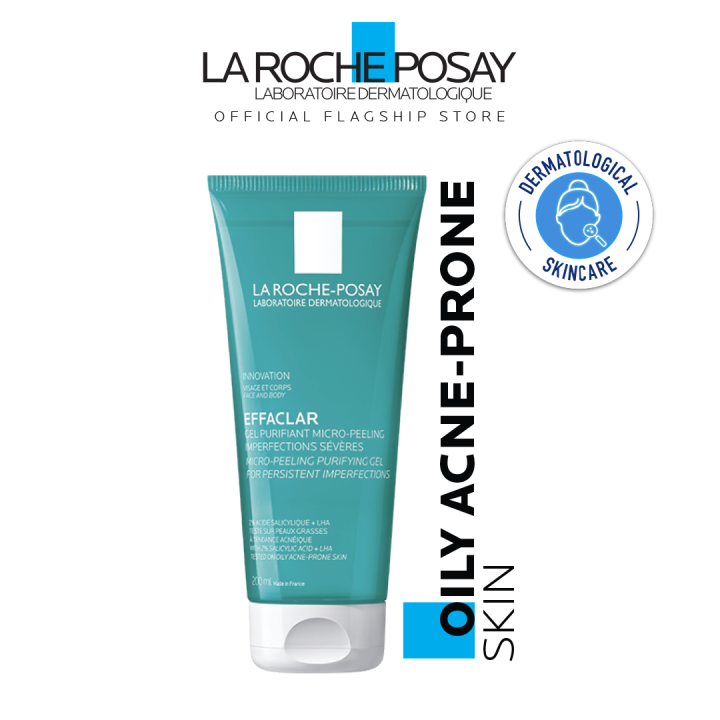 La Roche Posay Effaclar Micropeeling Purifying Gel 200ml | For Oily ...