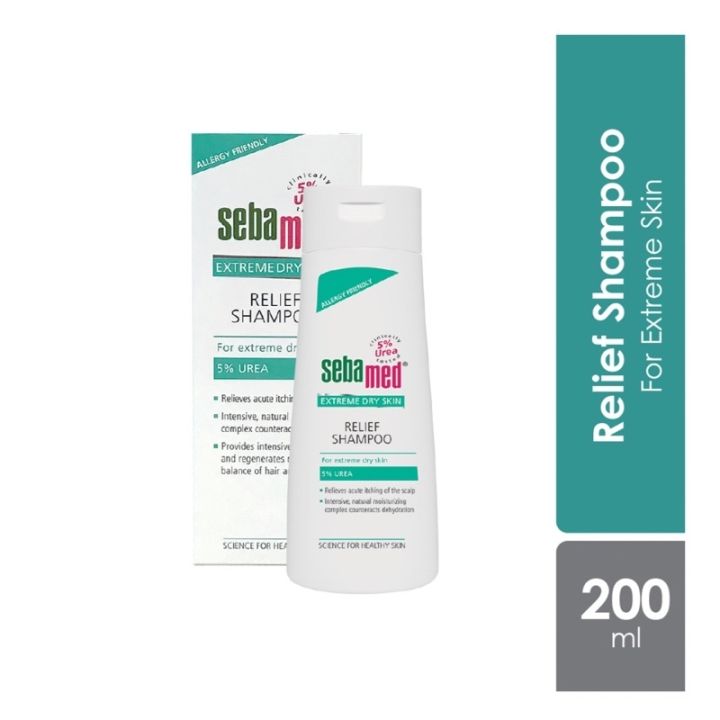 Sebamed Extreme Dry Skin Relief Treatment Shampoo with 5 Urea for Dry ...