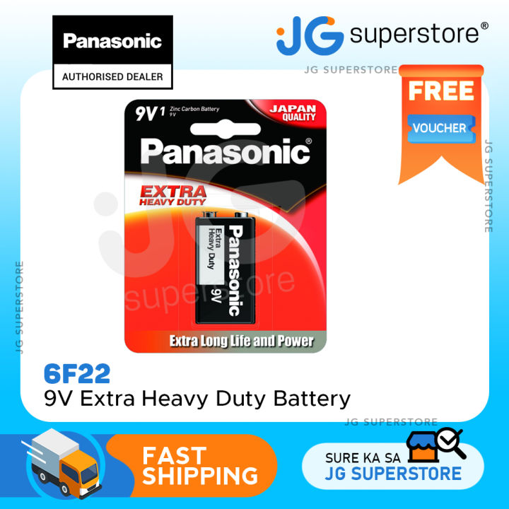 Panasonic 6F22NPT/1B Extra Heavy Duty 9V 6F22 Battery 9V | JG Superstore | Lazada PH