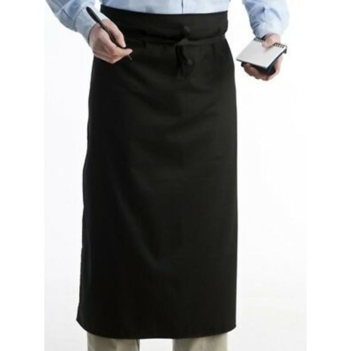 Waist Black Apron super kapal at mahaba with malaking bulsa | Lazada PH