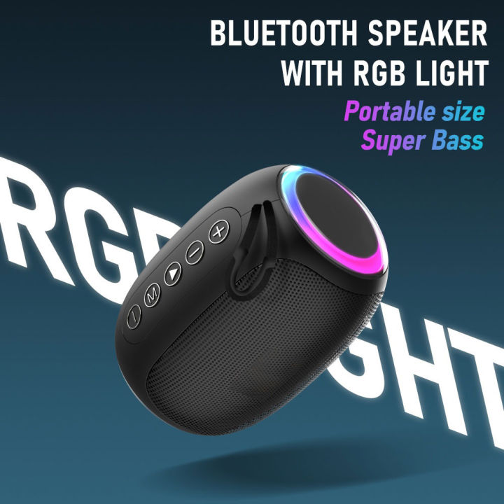 A66 Bluetooth Speaker With RGB Light Portable TWS Speaker Wireless Bluetooth Speaker | Lazada PH