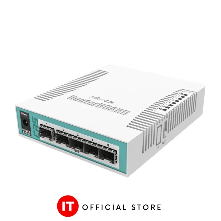 MikroTik CRS106-1C-5S - Desktop Managed Switch with (5) 1G SFP Ports ...