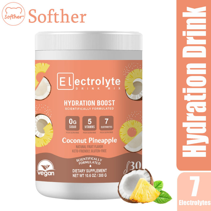 Softher Electrolyte Drink for Hydrating Workout Supplement Hydration ...