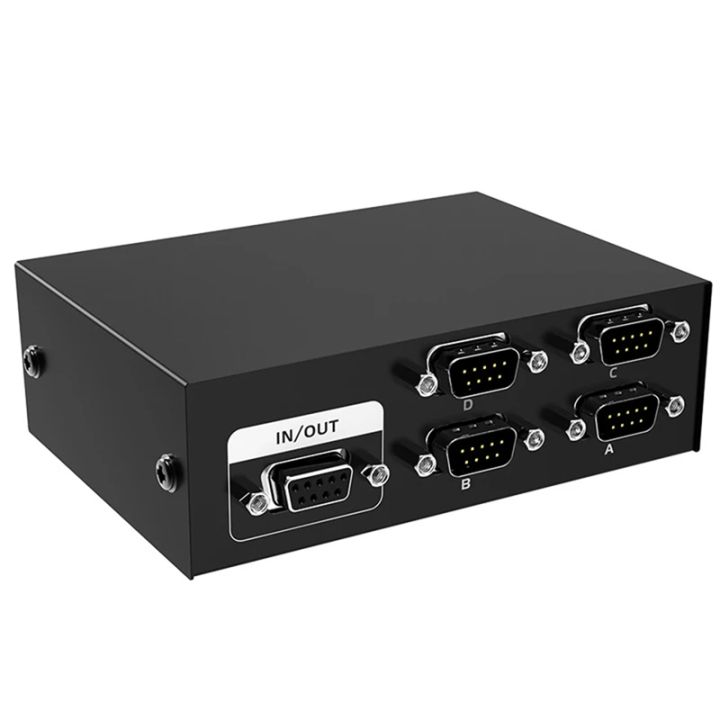 RS232 Switch 4 in 1 Out RS232 Serial DB9 Pin Switcher 4x1 for PC ...