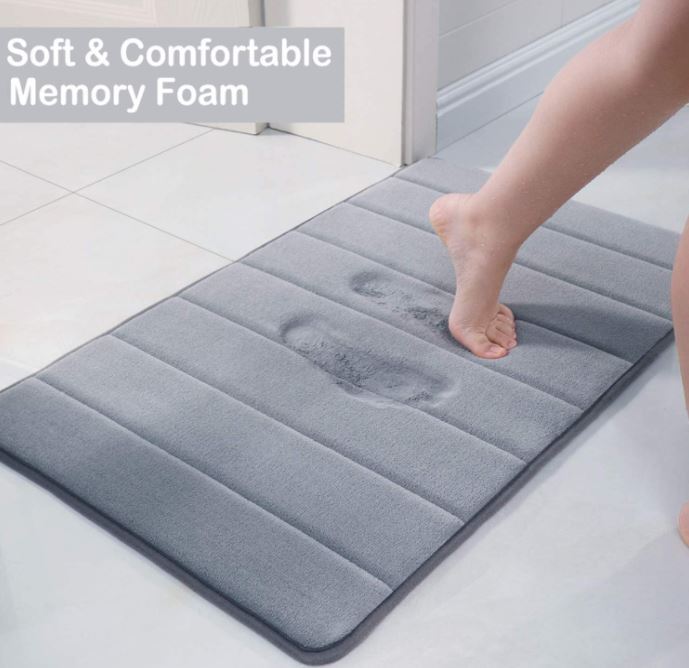 QQ Kitchen Bath Mat Carpet Toilet Floor Mat Bathroom 40*60cm Water ...