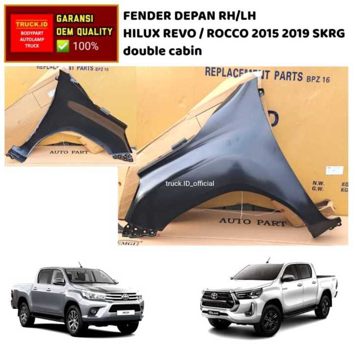 FENDER DEPAN HILUX REVO ROCCO 2021 2022 2023 RH/LH | Lazada Indonesia