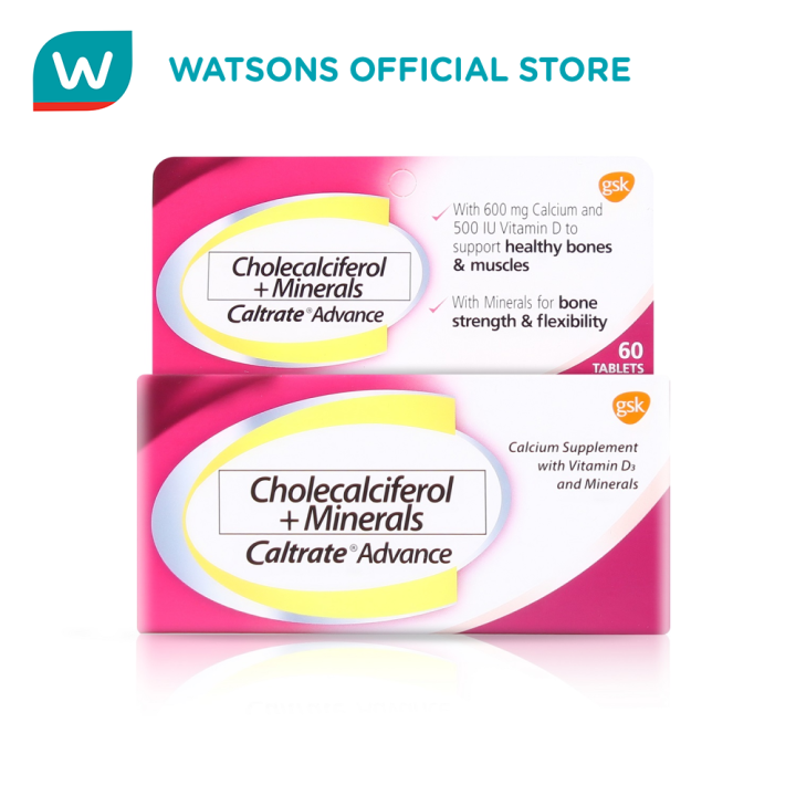 CALTRATE PLUS Advance Cholecalciferol + Minerals 1s | Lazada PH