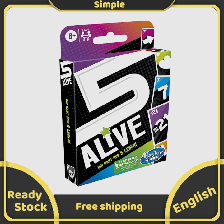 Five Alive Card Game Quick Game Kids and Families Easy to Learn Family ...