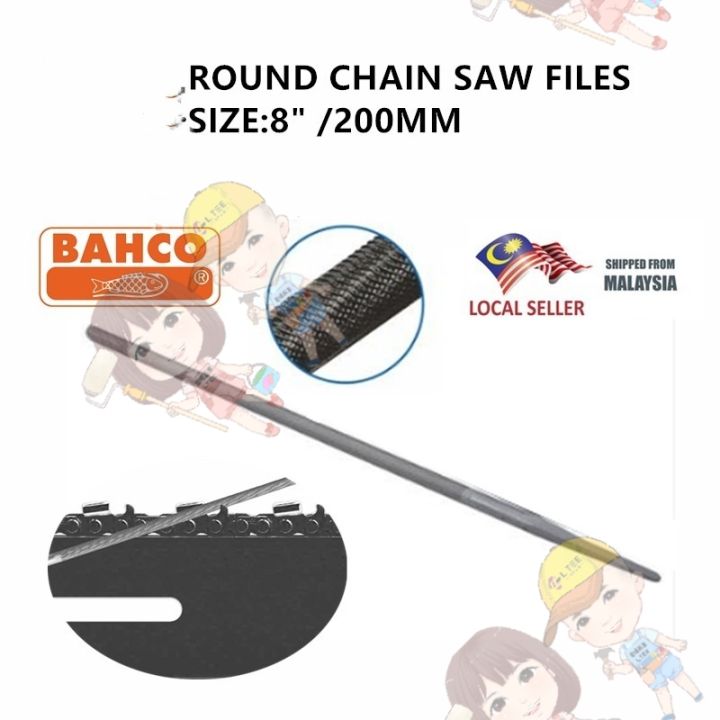 BAHCO Round Chainsaw File / Kikir Bulat | Lazada