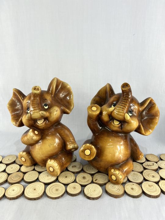 Decorative Laughing Elephant Figurine Display - Home Decor, Collection ...