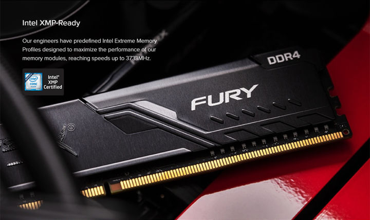 Local Stock Kingston HyperX FURY DDR3 RAM Desktop Memory 4GB 8GB 1866MHz 1600MHz 240 Pins DIMM 1 ...