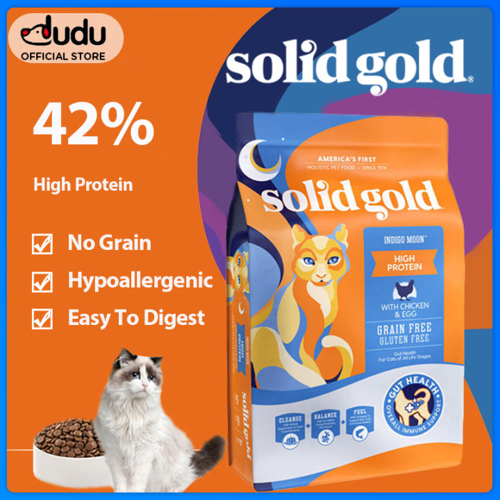 Solid Gold Indigo Moon Dry Cat Food High Protein na may Digestive ...