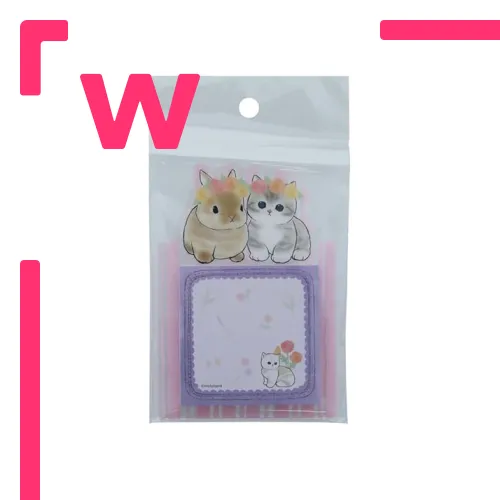 Sunstar Stationery mofusand Sticky Notes Die-cut B Pattern S2842882 ...