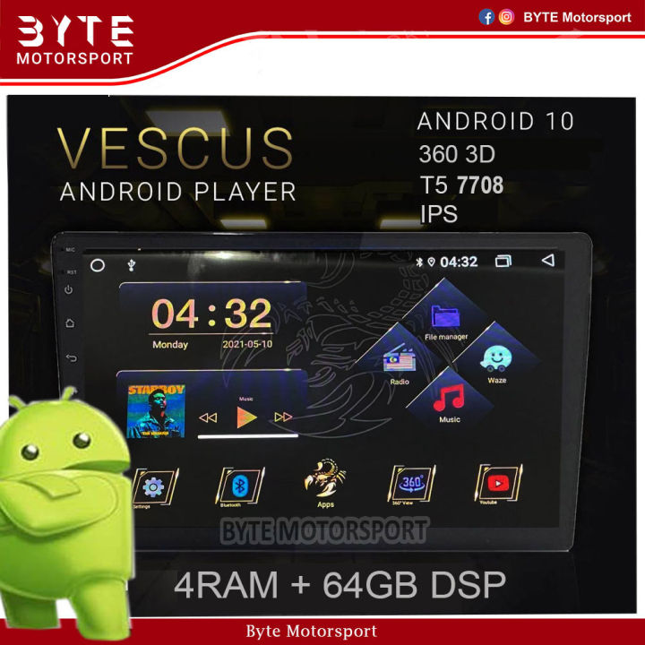 🇲🇾 VESCUS 🦂 [4+64] T5 DSP Super 3D 360 DSP Sony lens (NIGHT VISION ...