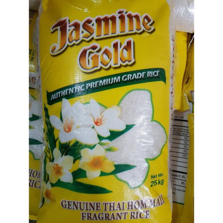 ♀Jasmine Gold Genuine Thai Fragrant Rice (1 SACK 25 kilos) | Lazada PH