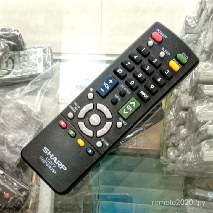 Black LED Sharp TV Remote Control | Lazada