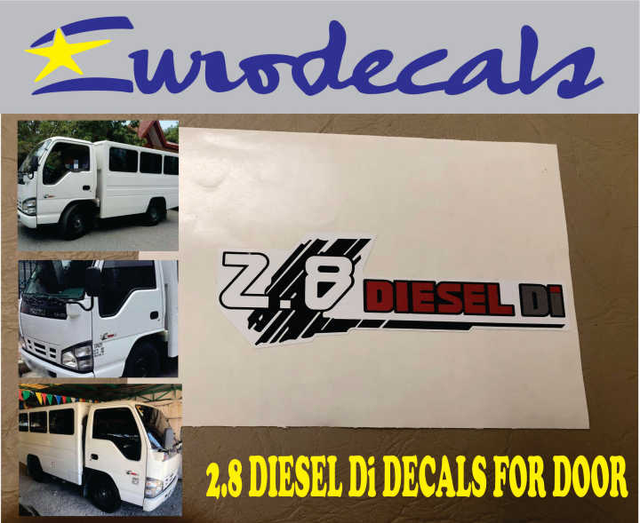 2.8 DIESEL Di DECALS FOR ISUZU NHR FLEXITRUCK ISUZU TRUCKS | Lazada PH