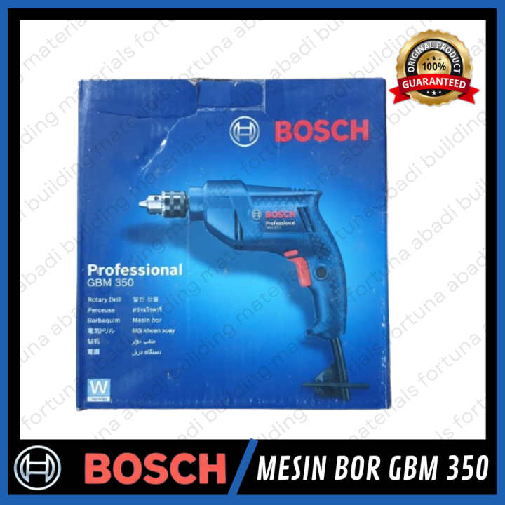 Mesin Bor Ukuran 10mm Bolak-Balik Merk Bosch Tipe GBM 350 Electric ...